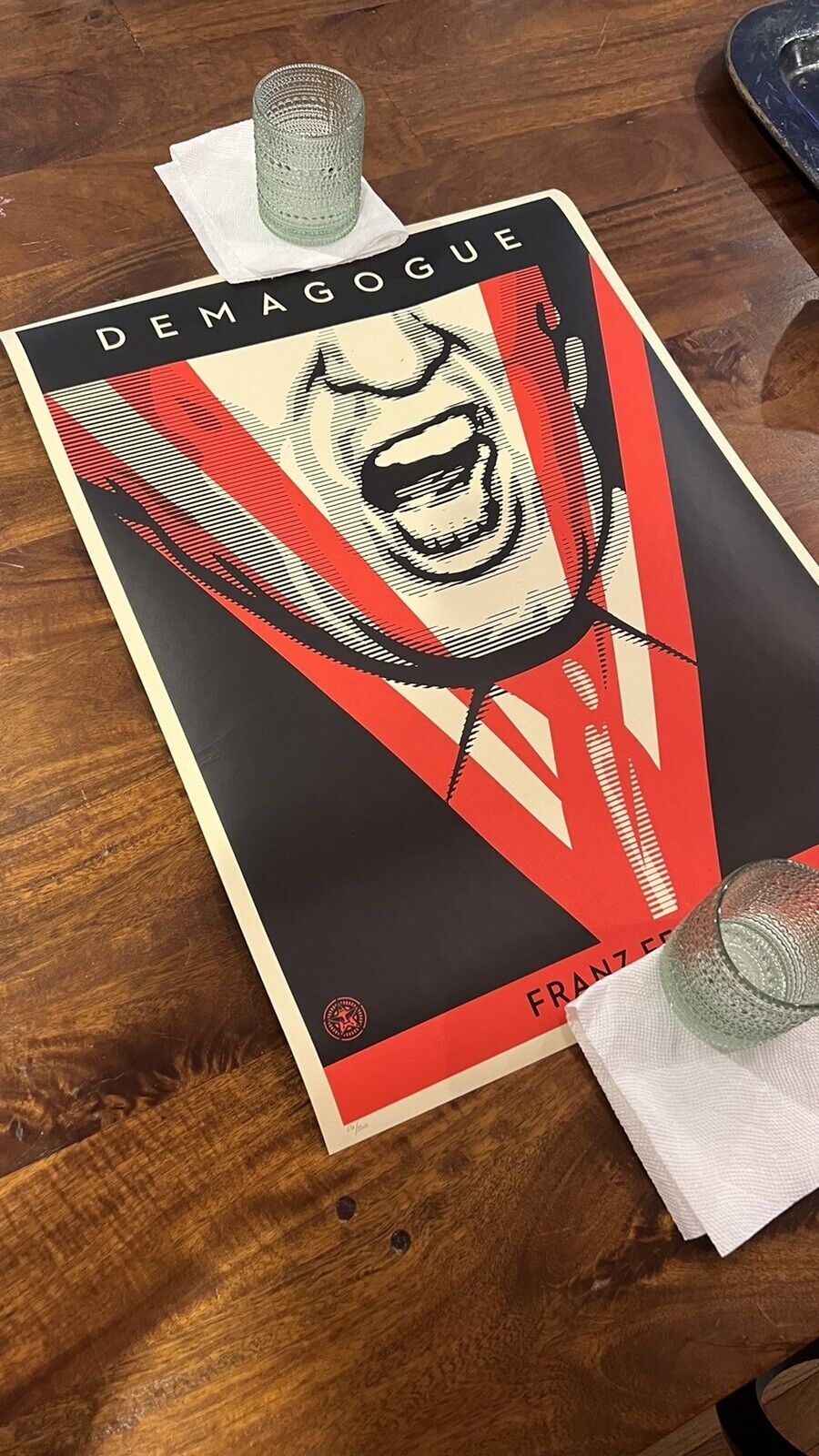 Shepard Fairey | Obey Demagogue Print (Trump) Franz Ferdinand | MutualArt