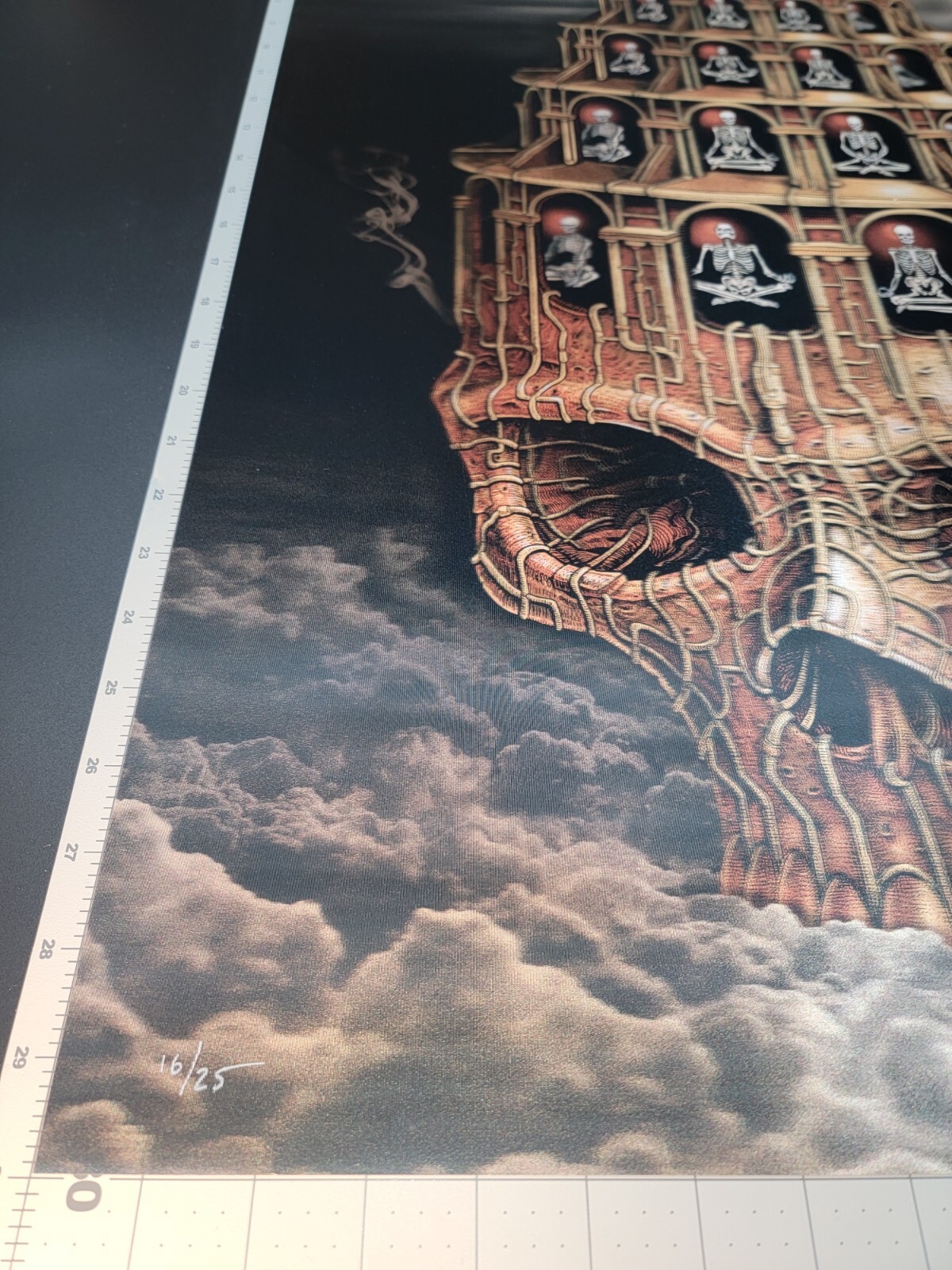 Emek Tower Skull Lenticular Print 2022 Mutualart