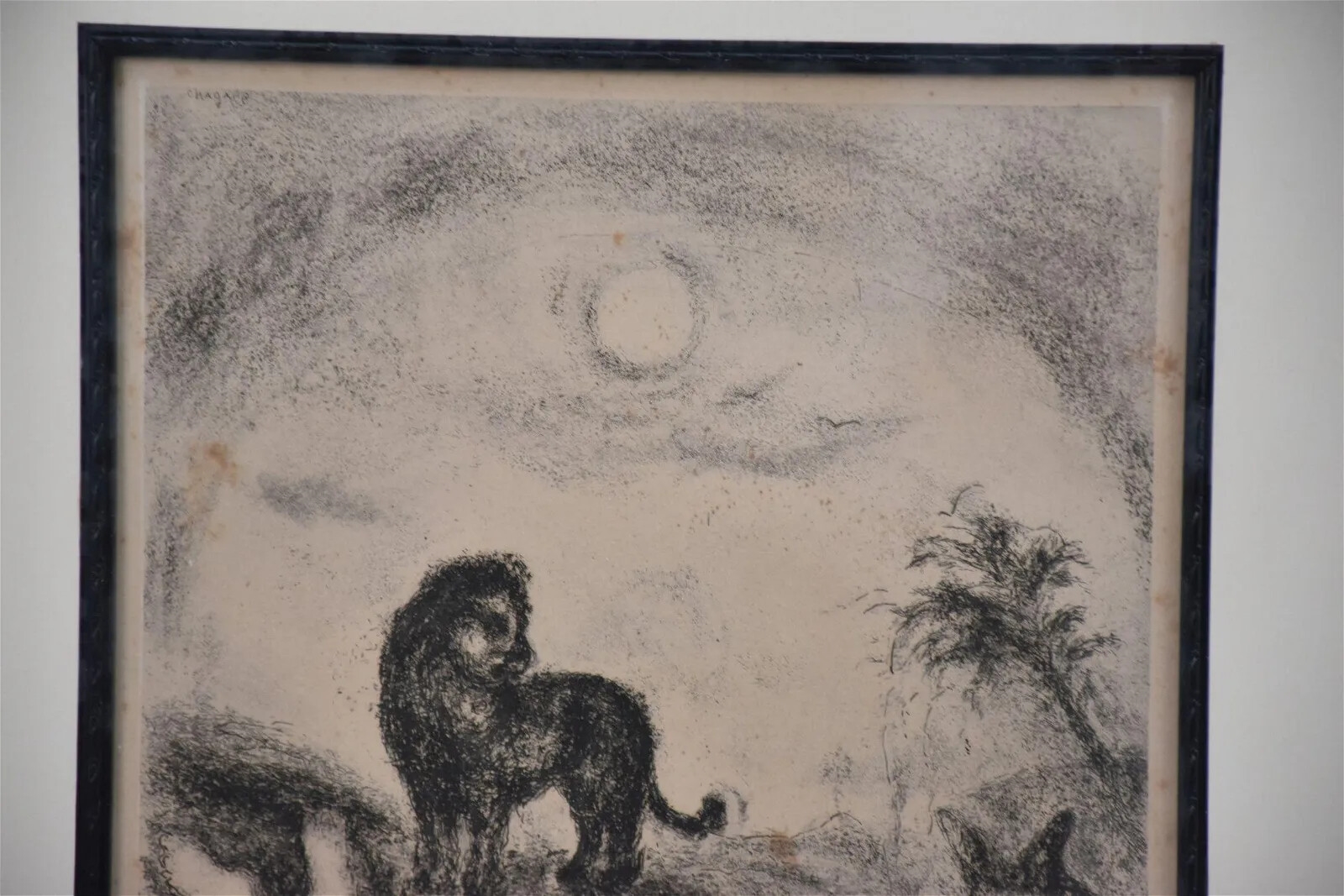 Marc Chagall | Prophet killed by Lion (1956) | MutualArt