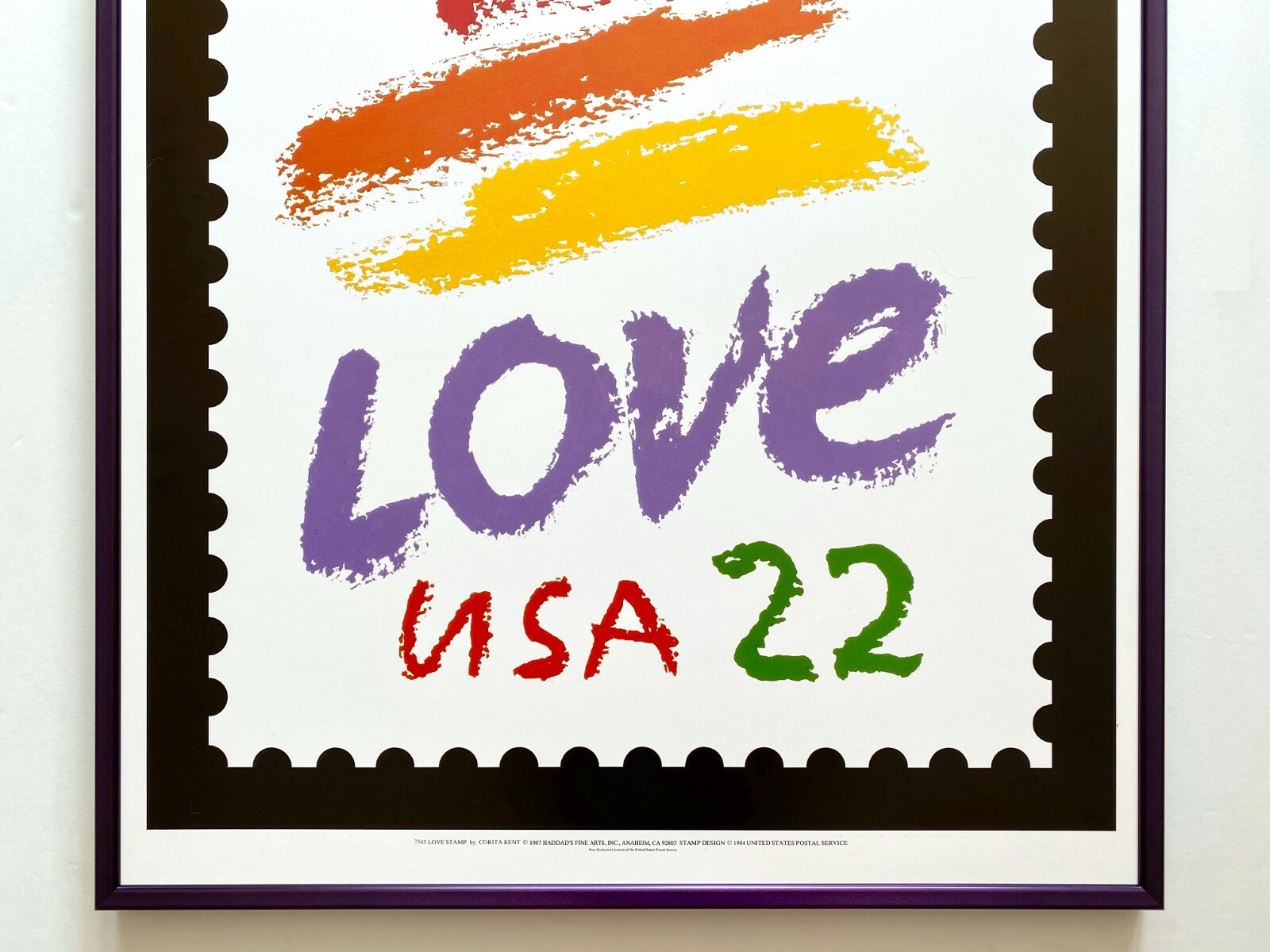 Corita Kent | LOVE STAMP (1987) | MutualArt