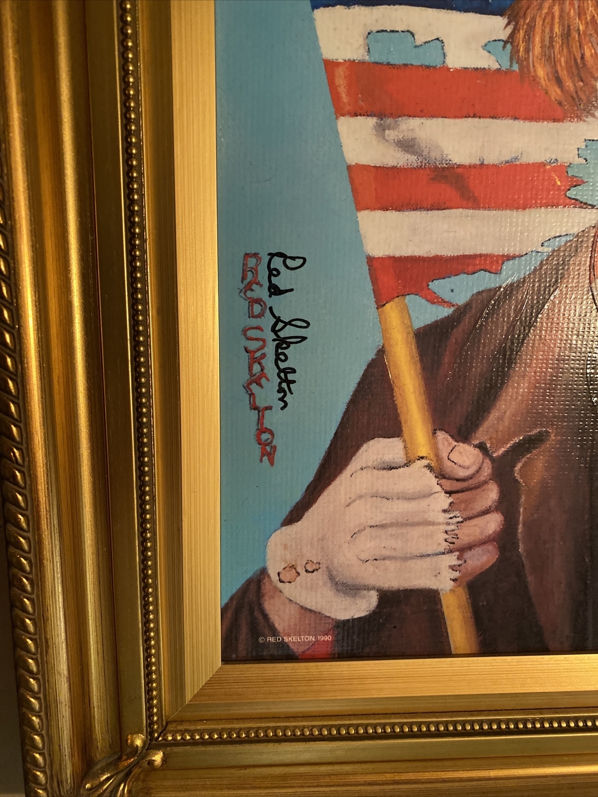 Red Skelton | Old Glory Re-Produced From The Original Oil Painting ...
