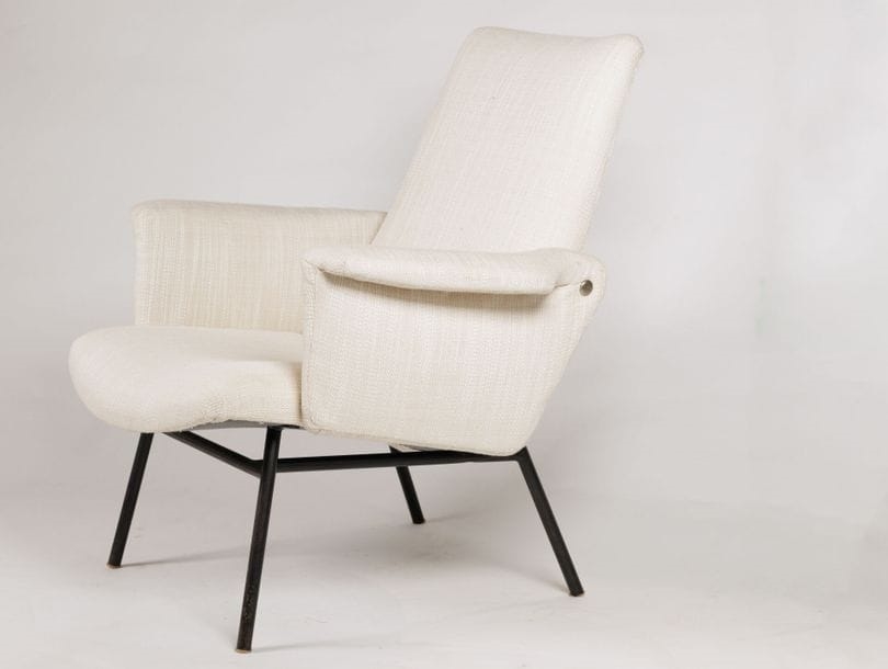 Pierre Guariche | Model SK660 high-back armchair | MutualArt