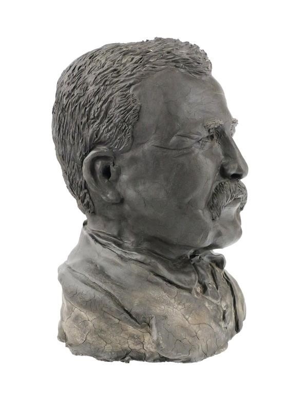 R. S. Brown | Theodore Roosevelt Clay Bust (93) | MutualArt
