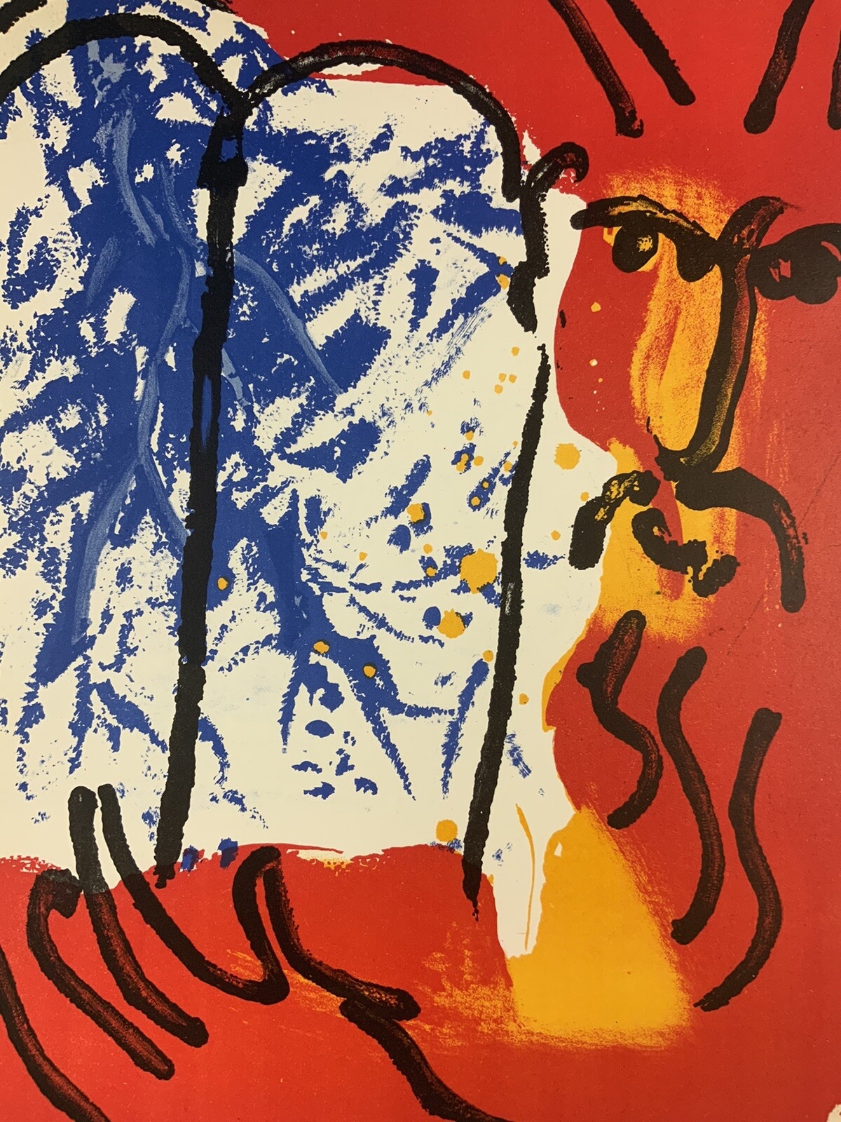 Marc Chagall | Moses II & Isaiah (1956) | MutualArt