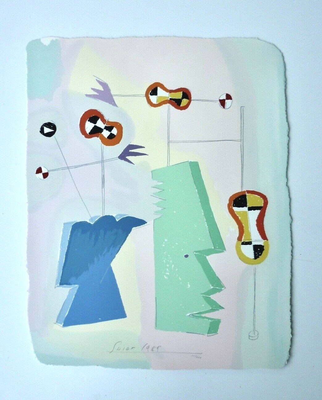 Peter Shire | Rare Vintage 1989 Peter Shire Limited Edition Abstract ...