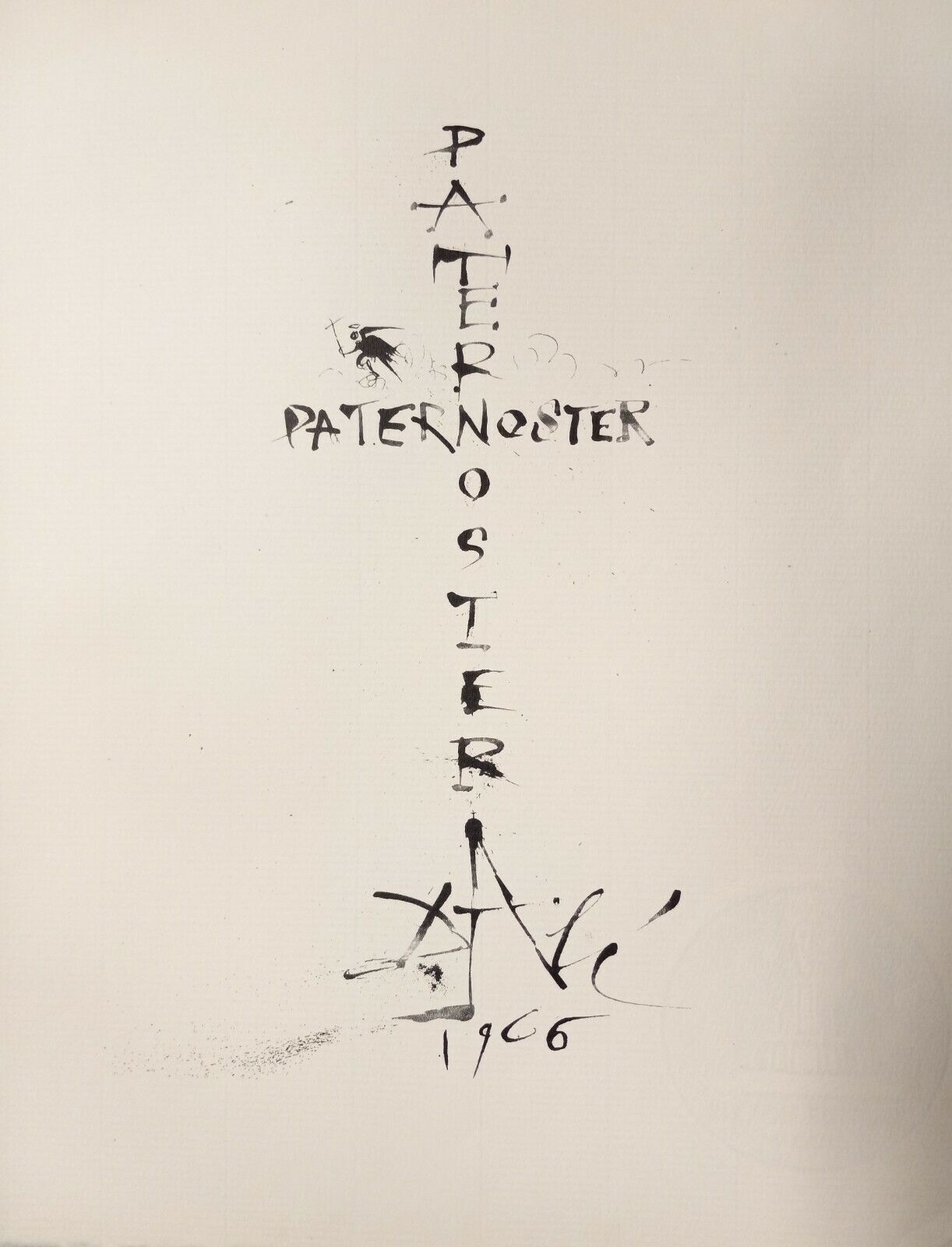 Salvador Dalí | Paternoster lords prayer Suite Cover frontispiece (1950 ...