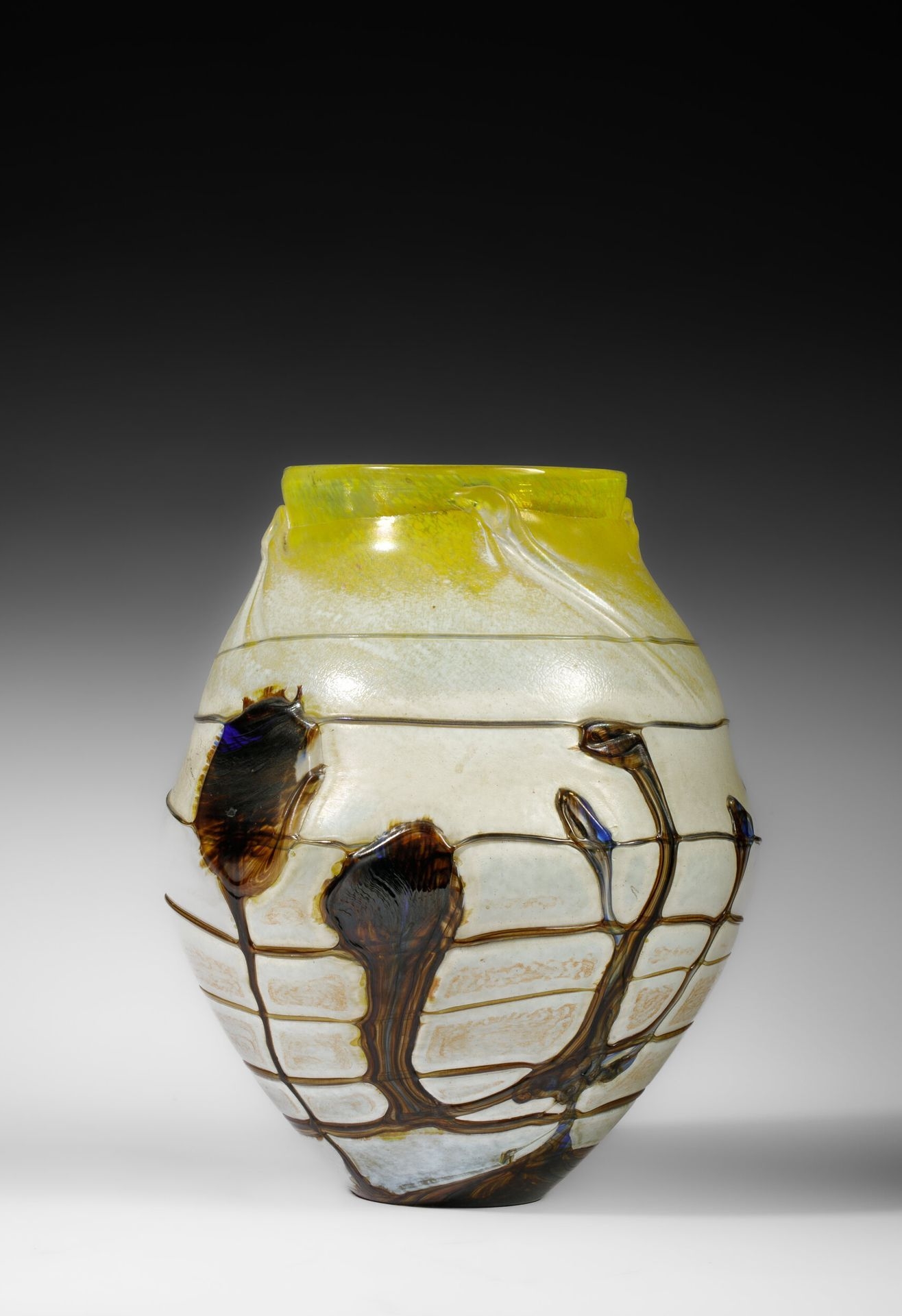 Jean-Claude Novaro | LARGE PANSU VASE (1990) | MutualArt