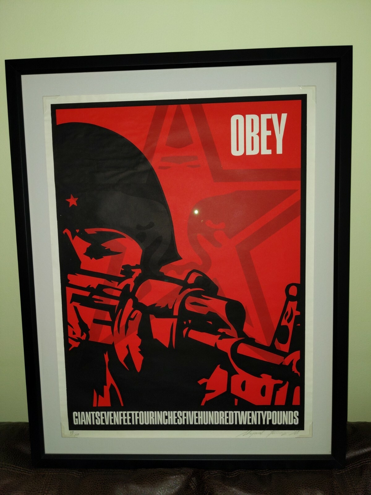 Shepard Fairey | Obey Giant Street Art Vintage Framed Print Poster ...