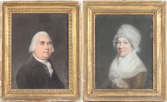 Ellen Sharples | Portraits of a Lady and a Gentleman (1795 - 1800 ...