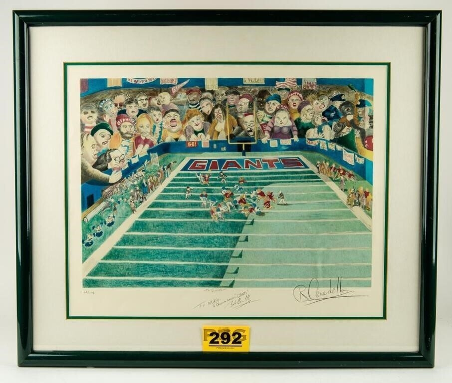 Robert Cenedella | The Giants (Circa 1986) | MutualArt