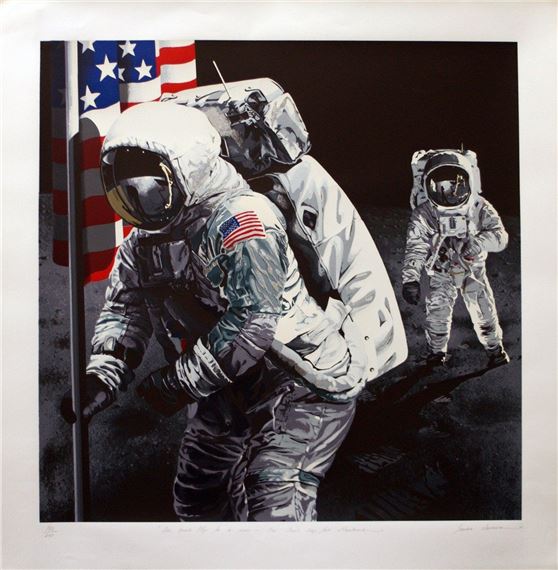 Sandra Lawrence | One Small Step for a Man - One Giant Leap for Mankind (1975) | MutualArt