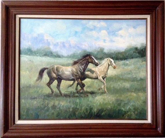 Jorge Tarallo | Wild Horses (Circa 1980) | MutualArt