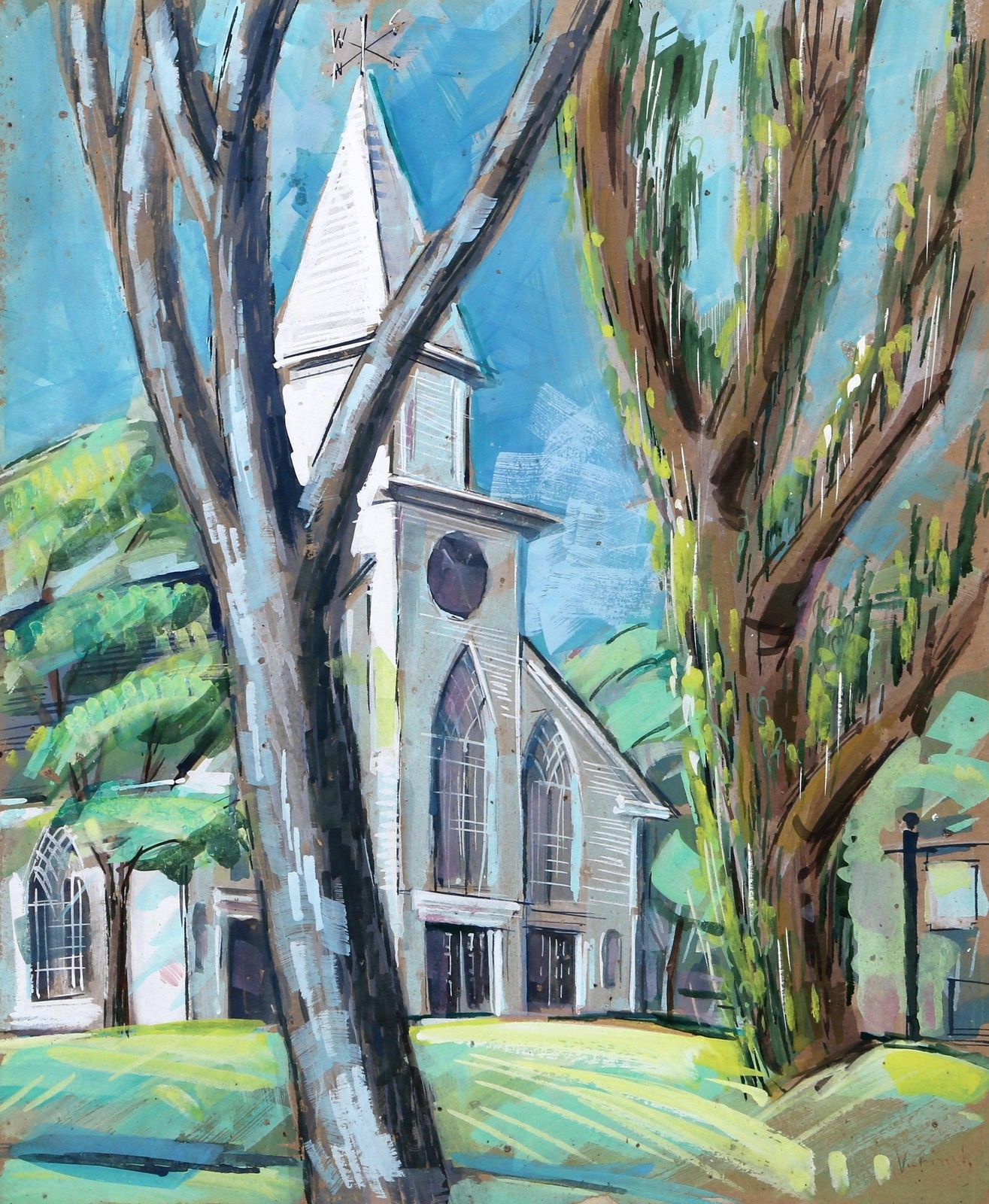 Charles Blaze Vukovich | Church (Circa 1980) | MutualArt