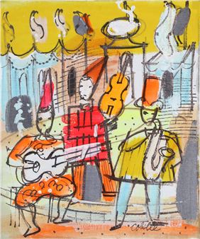 Charles Cobelle | Clown Trio Band (Circa 1960) | MutualArt