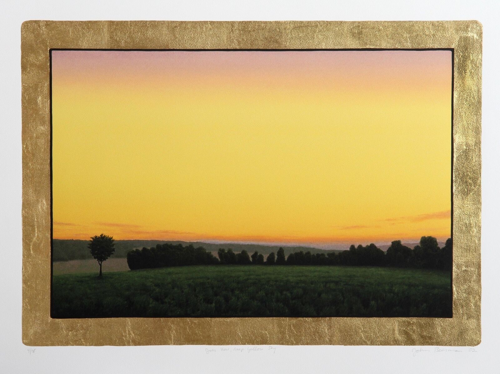 John Beerman | Joe's View Deep Yellow Sky (2002) | MutualArt