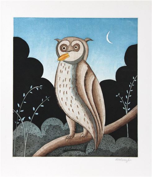 Thomas McKnight | Owl (1980) | MutualArt