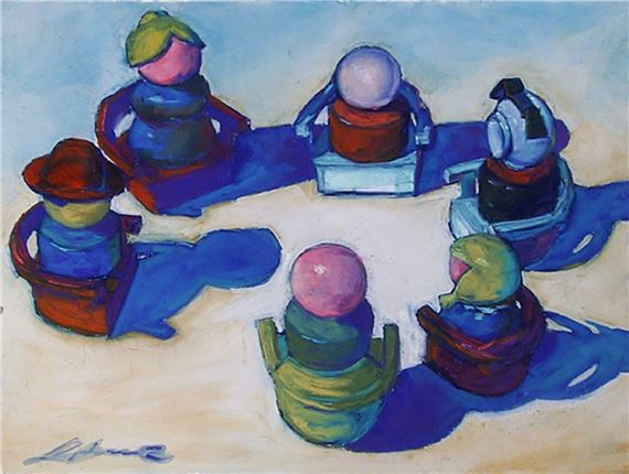 Darrell Fusaro | Animal Farm from Grown Ups (Circa 1990) | MutualArt