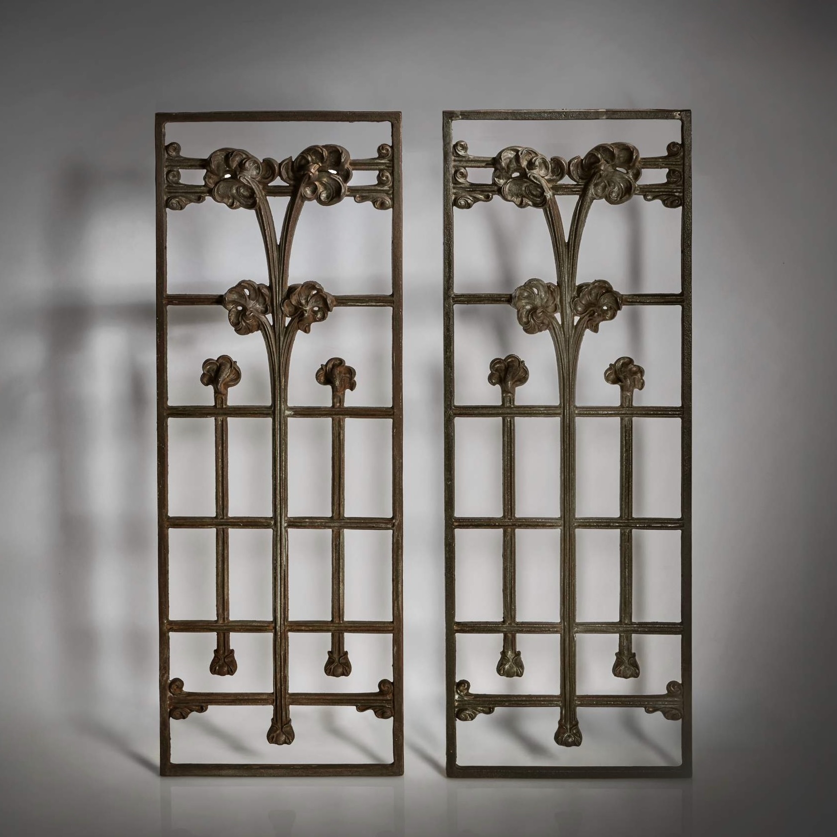 Guimard Hector | Pair of Window Elements L1 + L2 (Circa 1900) | Compare ...