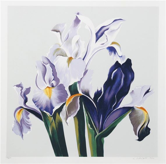 Lowell Nesbitt | Three Irises (Circa 1980) | MutualArt