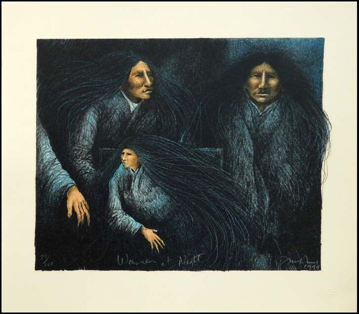Frank Howell | Woman At Night | MutualArt