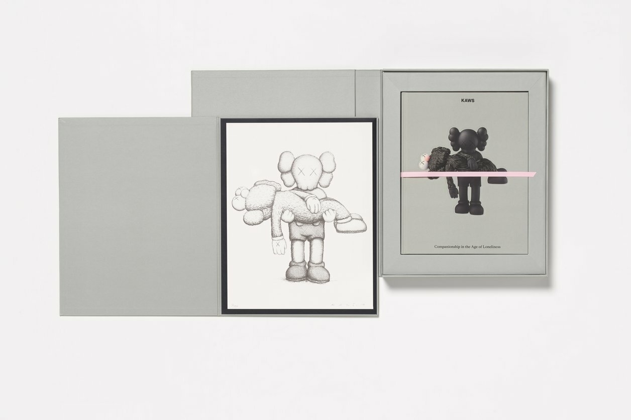 KAWS | KAWS LIMITED EDITION ART BOOK WITH SCREENPRINT (2020 - 2023 ...