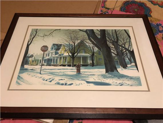 Robert Addison | WINTER MORNING SERIGRAPH (1985) | MutualArt