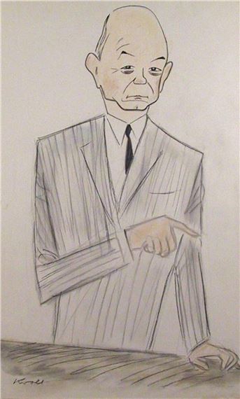Julius Kroll | Untitled - Man in Pin Striped Suit (Circa 1970) | MutualArt