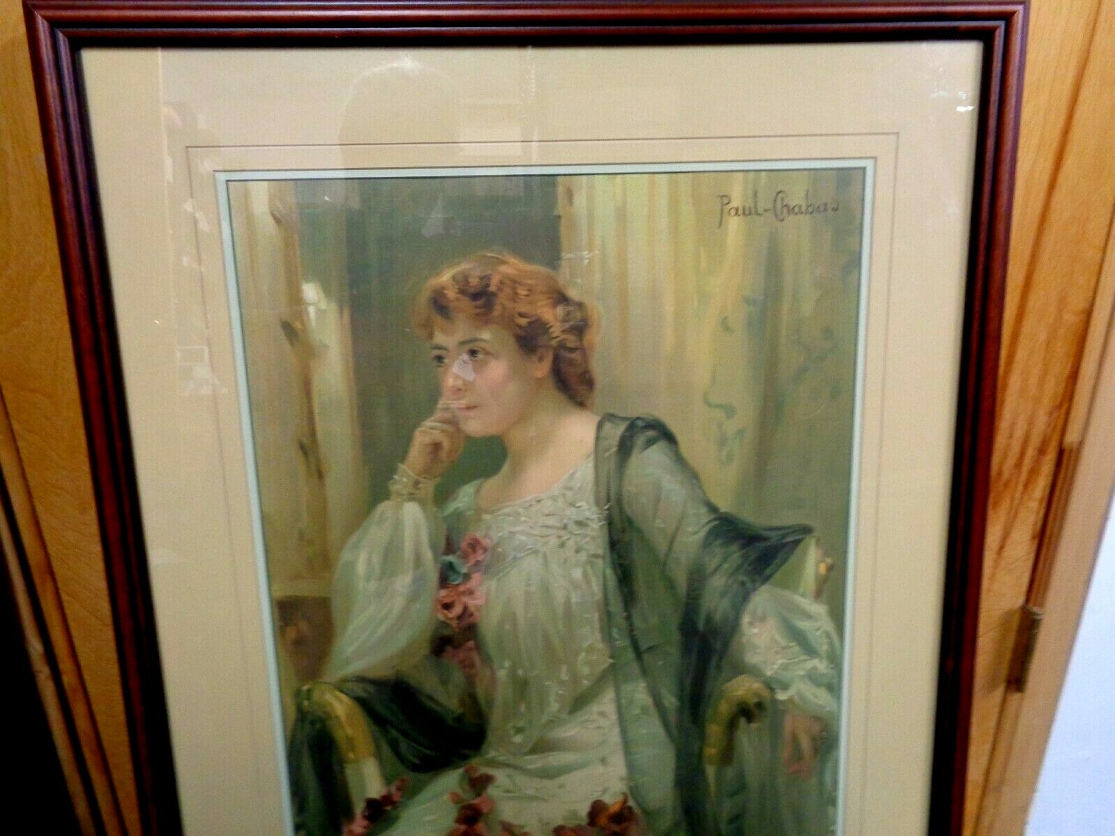 Paul Chabas | Portrait Jane Harding Lefevre Utile Ad Art Noveau (1905 ...