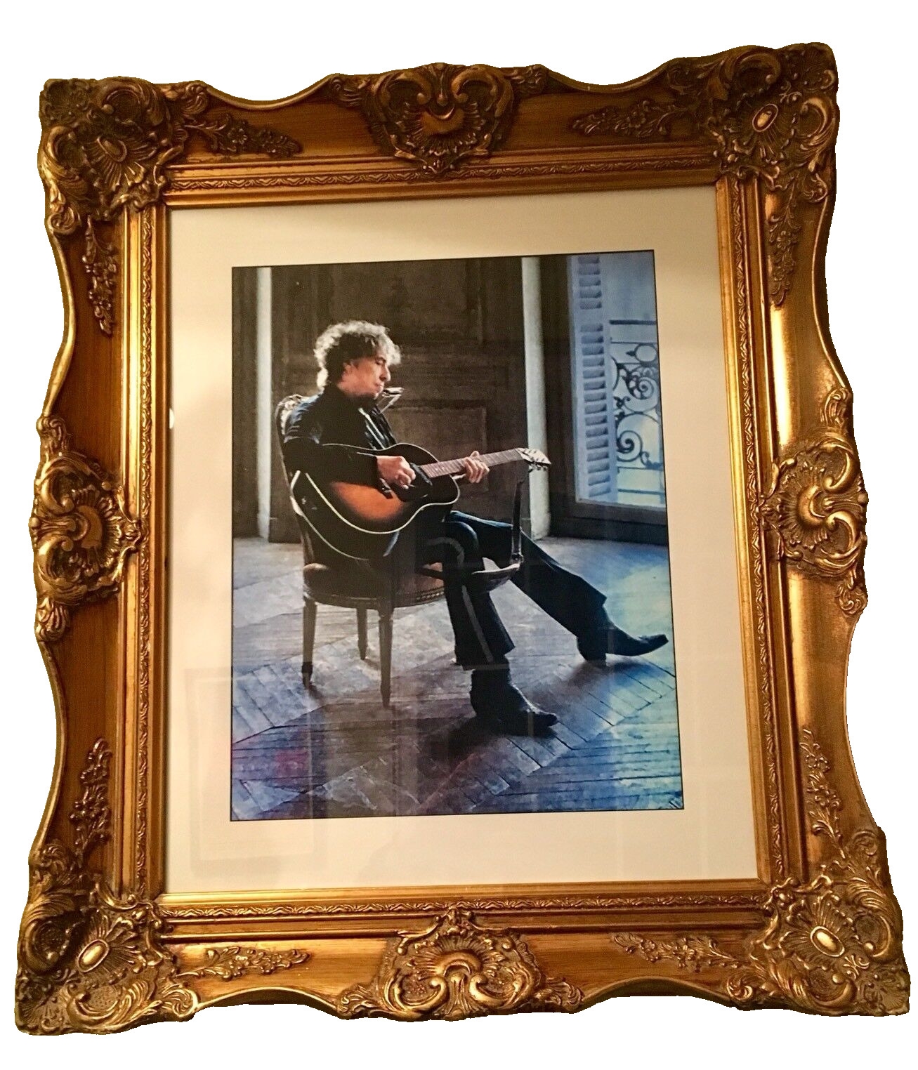 Bob Dylan | Rare Bob Dylan Photo Paris, France Pre-Concert 2001 Gilt ...