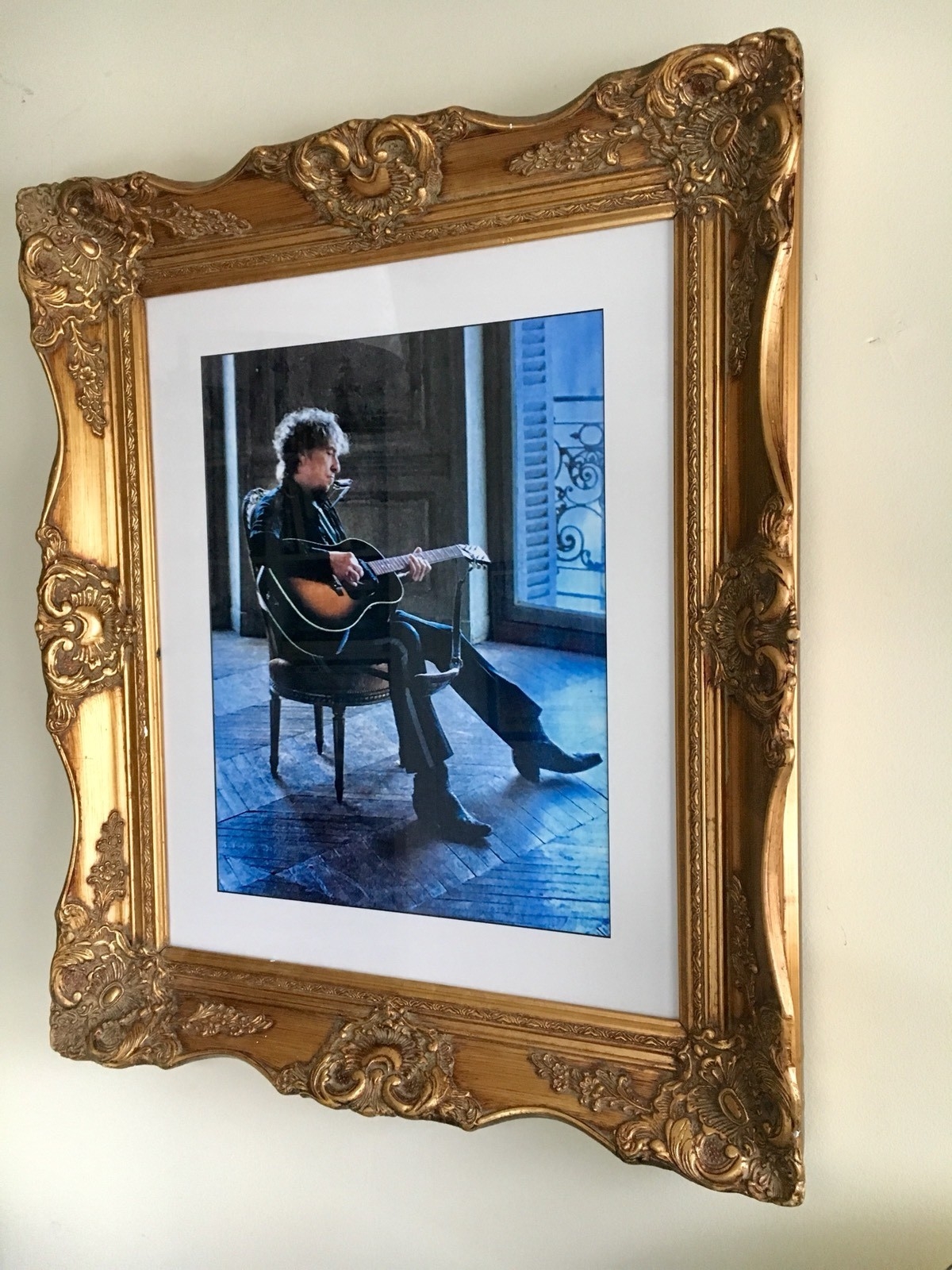 Bob Dylan | Rare Bob Dylan Photo Paris, France Pre-Concert 2001 Gilt ...