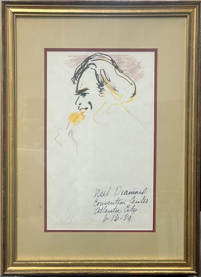 LeRoy Neiman | Neil Diamond (1984) | MutualArt