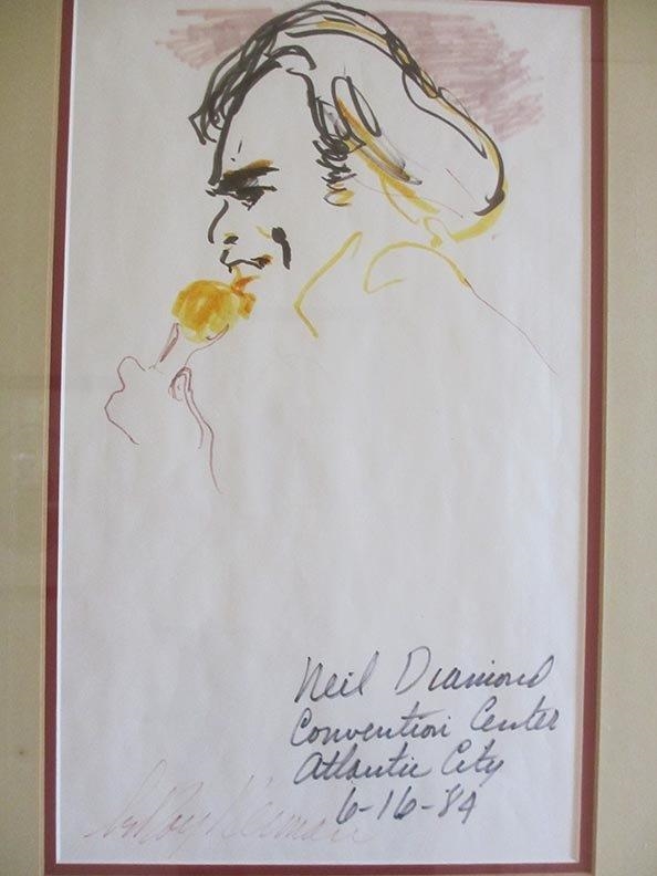 LeRoy Neiman | Neil Diamond (1984) | MutualArt