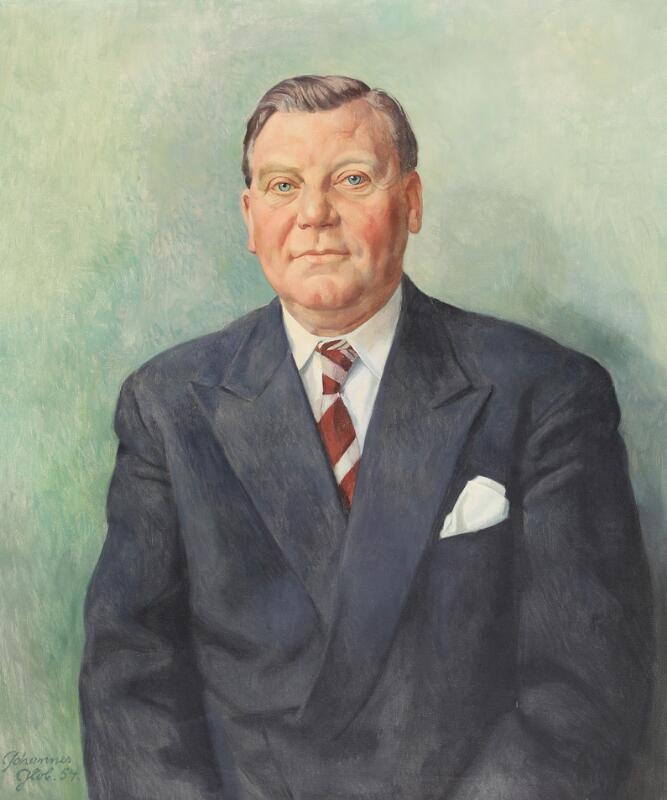 Johannes Einer Andersen Glob | Portrait of the Danish actor Osvald ...
