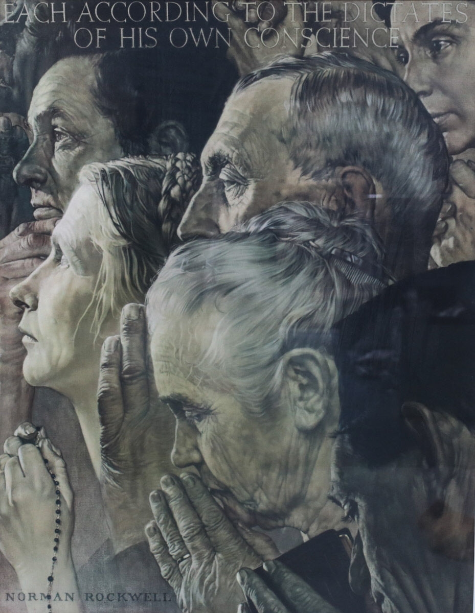 Norman Rockwell | Photo Lithograph Four Freedoms Series (1943) | MutualArt