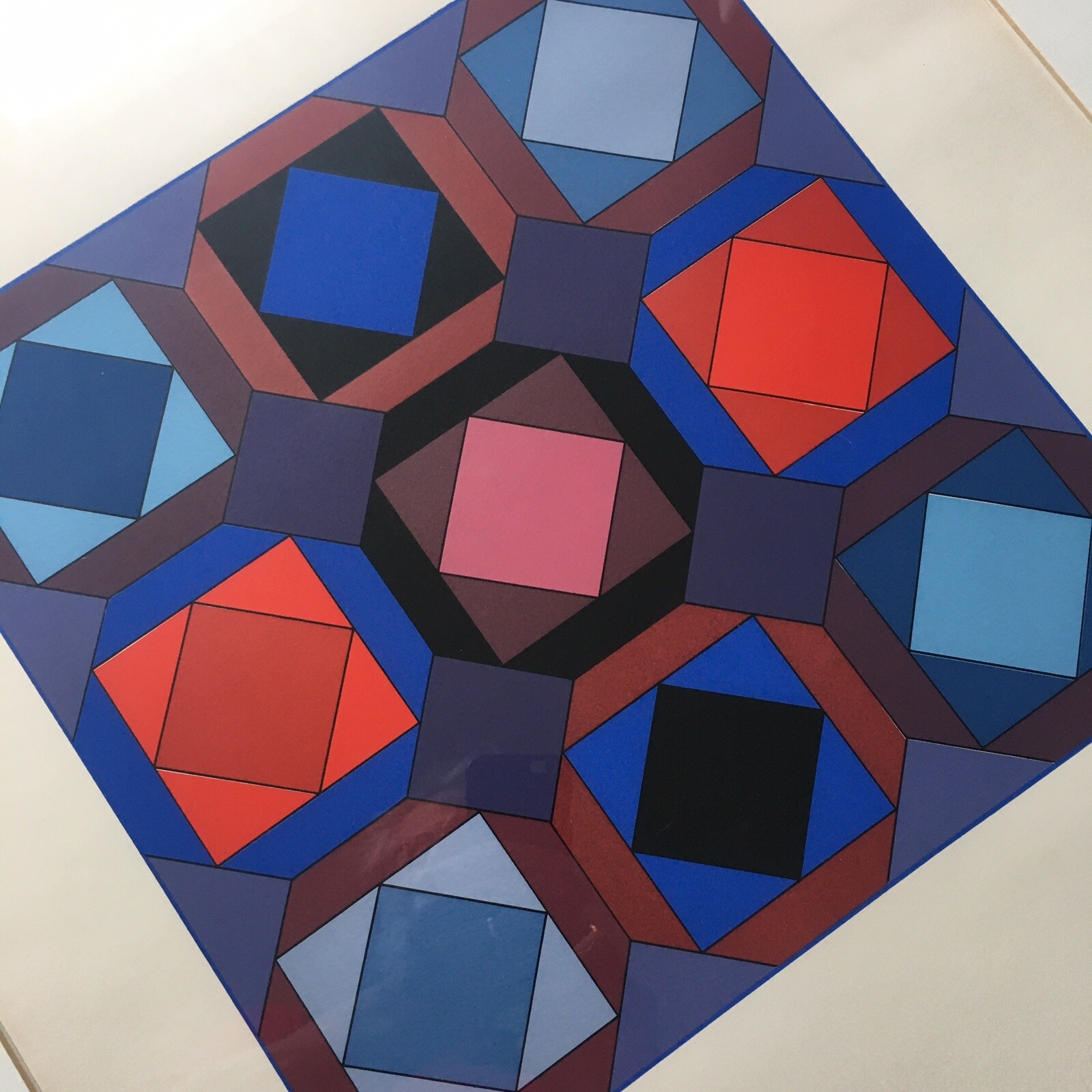 Victor Vasarely | Untitled Serigraph Artist PROOF (Épreuve d'Artist) EA ...