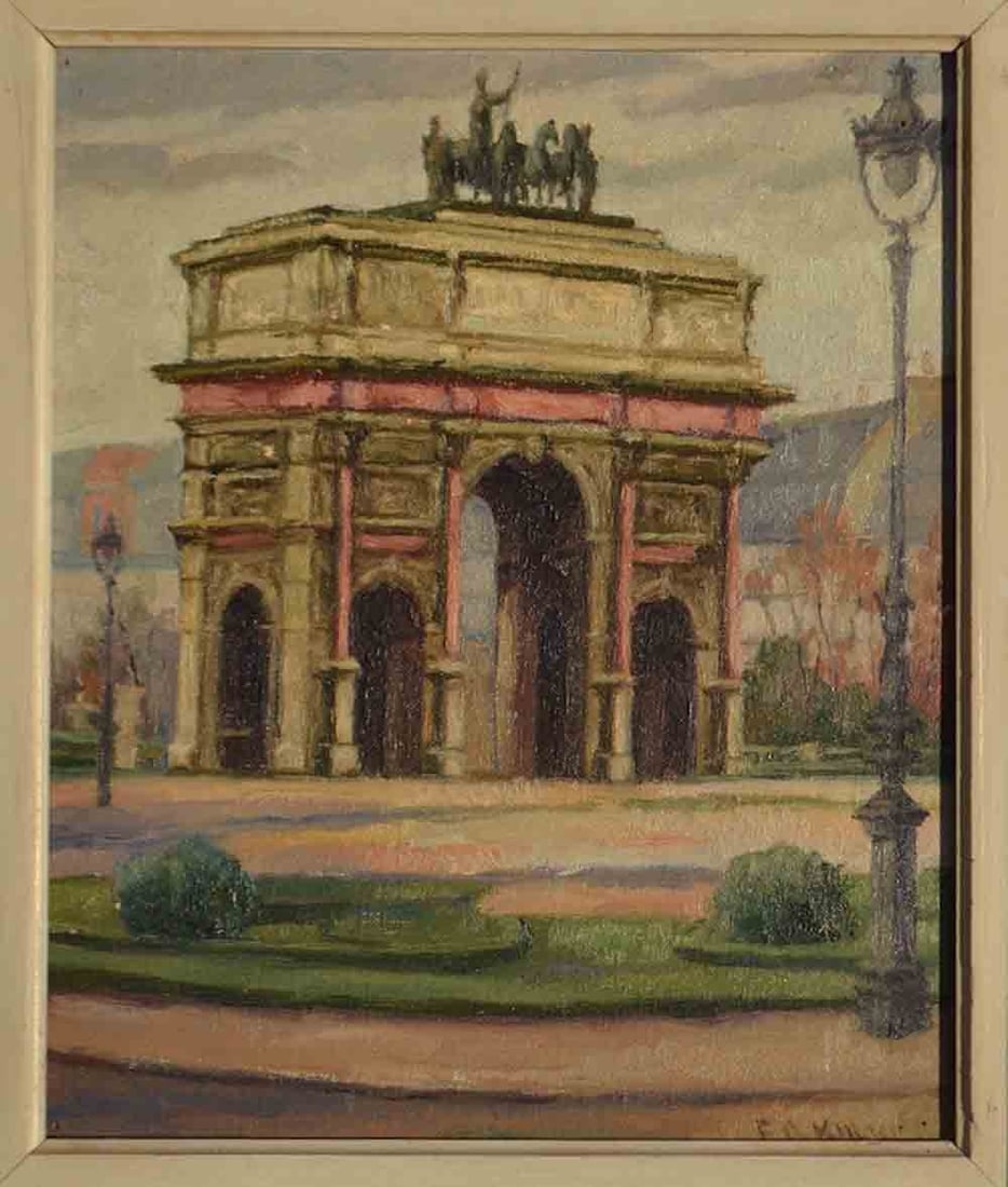 Frank Cohen Kirk | Paris, Triumphal Arch view (1925 - 1937) | MutualArt