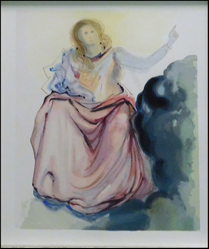 Salvador Dalí | The Divine Comedy Paradise Canto#4 Woodblock Artwork ...