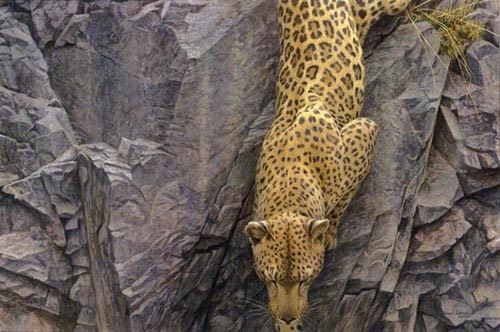Robert McLellan Bateman | Rockface Descent (2018 - 2024) | MutualArt