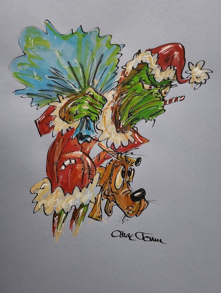 Chuck Jones | GRINCH by CHUCK JONES drawing | MutualArt