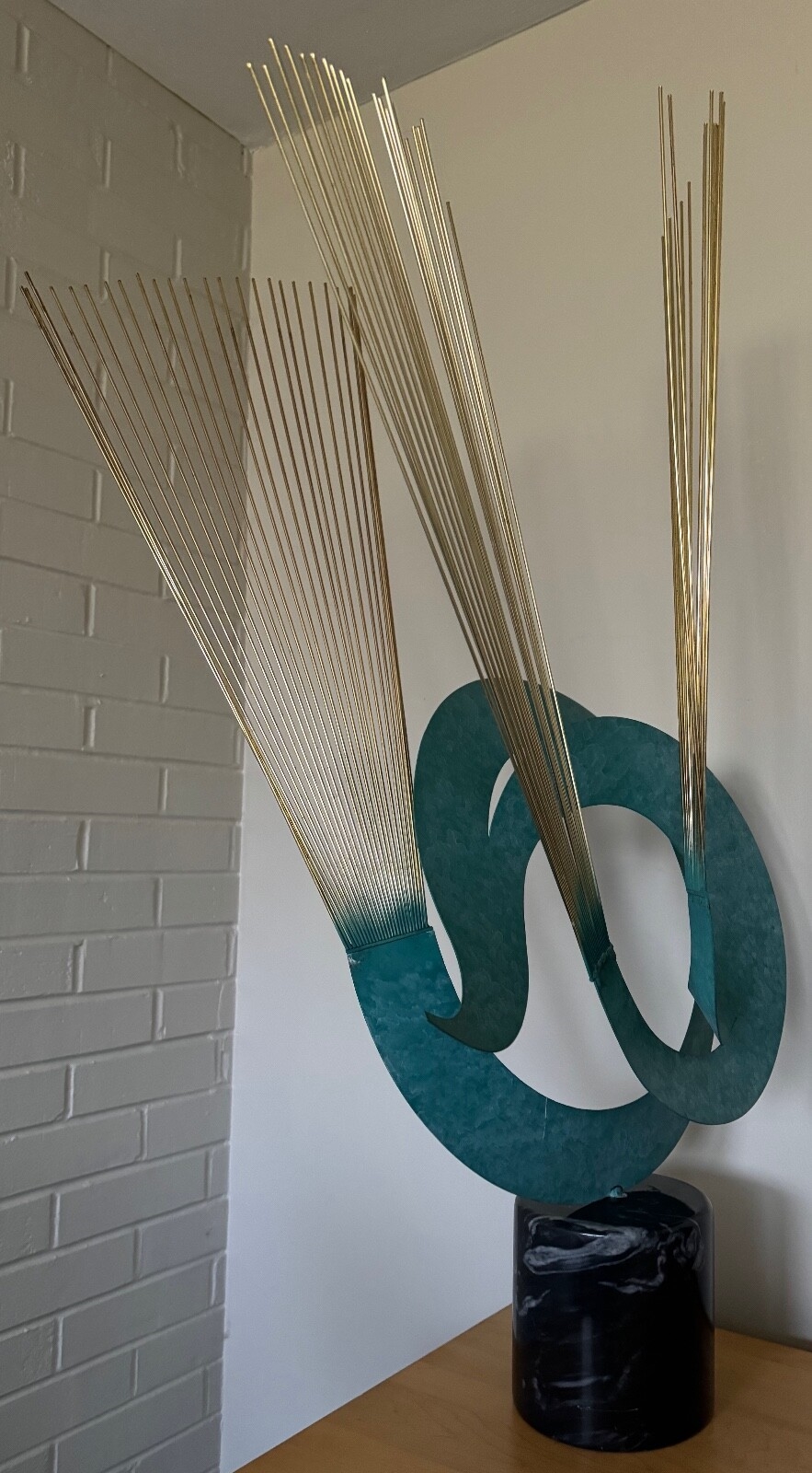 Curtis Jeré | Vintage Kinetic Jeré Mixed Metal Spiral Spokes Sculpture ...