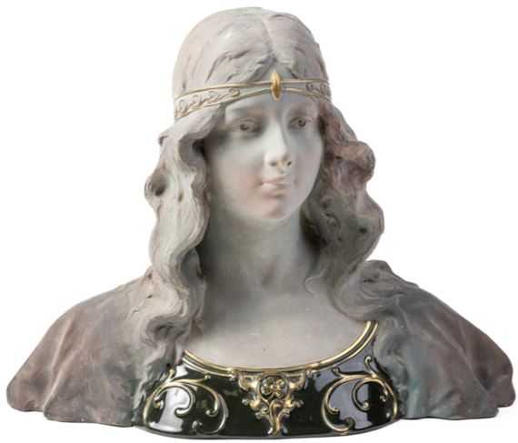 Henri Jacobs | 19th Century Bust Signed Jacobs Sandstone Art Nouveau ...