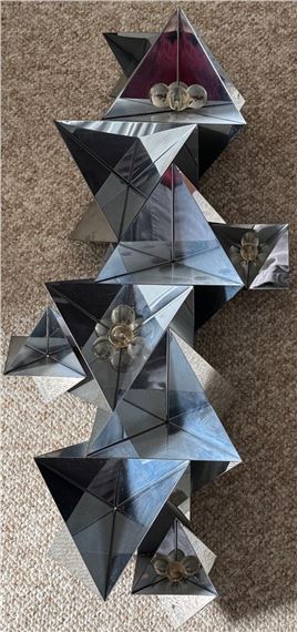 Curtis Jeré | Vintage 1970s Curtis Jeré Metal Plastic Prismatic Wall ...
