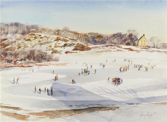 Charles Robert Perrin | Gloucester Skating | MutualArt