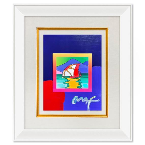 Peter Max | Sailboat East | MutualArt