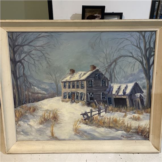 Fred Sargent | Vermont Farmhouse Early 20th c. (Early 20) | MutualArt
