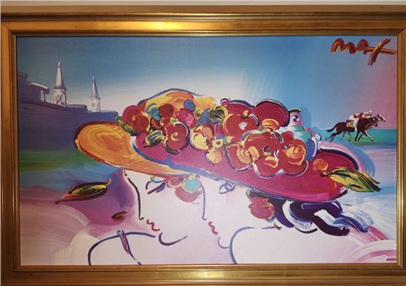 Peter Max | 126th Running Of The Kentucky Oaks Original Art Painting ...