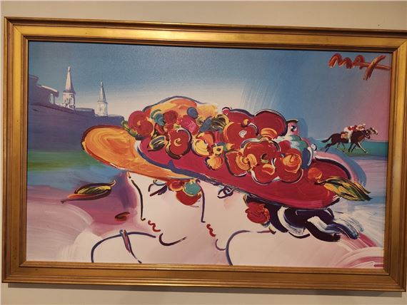 Peter Max | 126th Running Of The Kentucky Oaks Original Art Painting ...