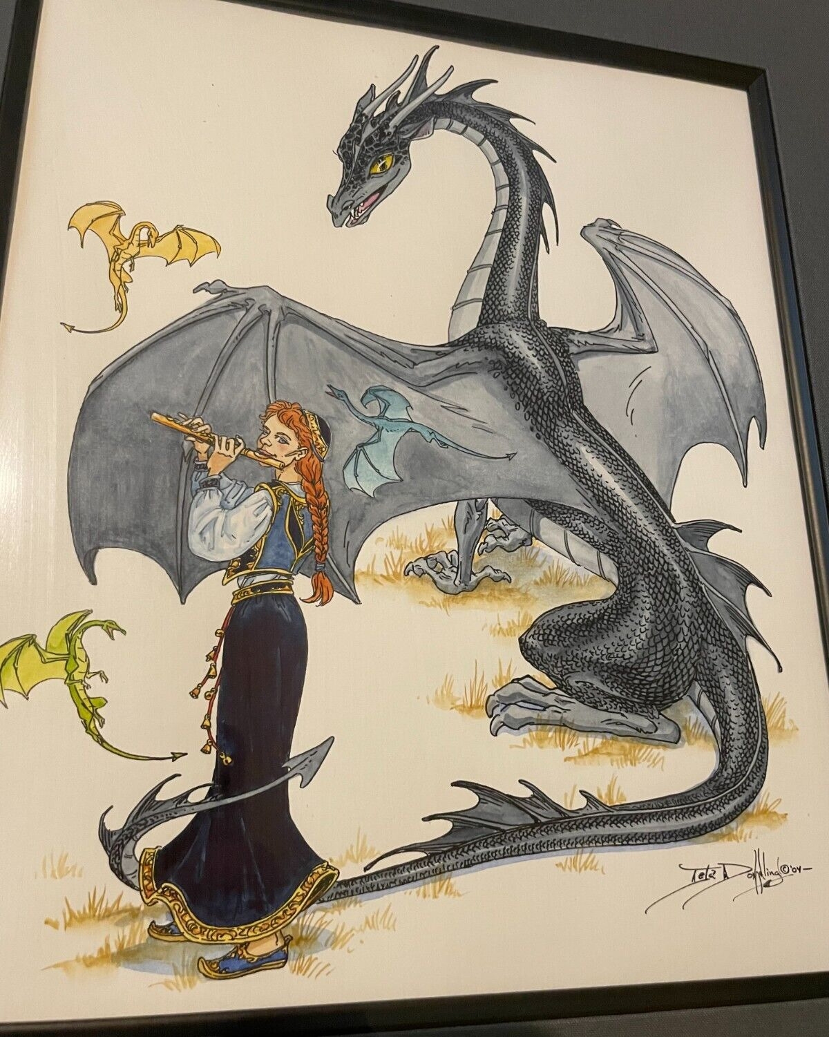 Lela Dowling | Menolly Dragonriders of Pern ORIGINAL Art Painting ...