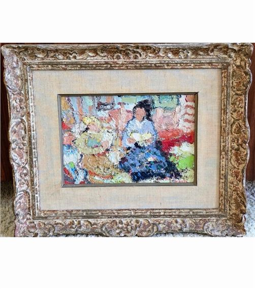George Rene Sinicki | Vintage Mid-Century Original Oil on Canvas (2010 ...