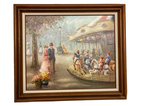 Charles Parker | Carousel in the Park | MutualArt